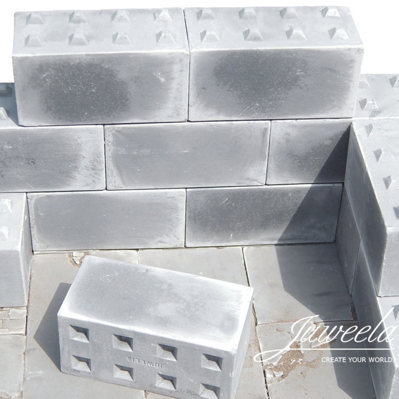 Prototype Model Interlocking Concrete Blocks gauge 1 scale 1:32 -1:35 ...