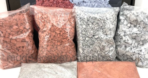 Real model Brick Rubble for model railways and wargame and Britain's ...