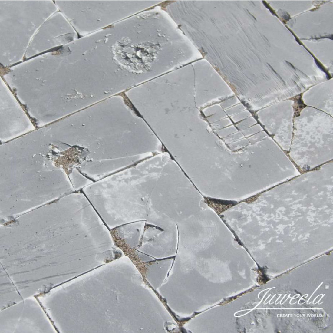 Model Concrete Slabs for model railway and wargame from Juweela 24252