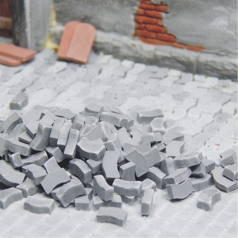 Model Brick Weave paving Grey Juweela 28094 OO scale