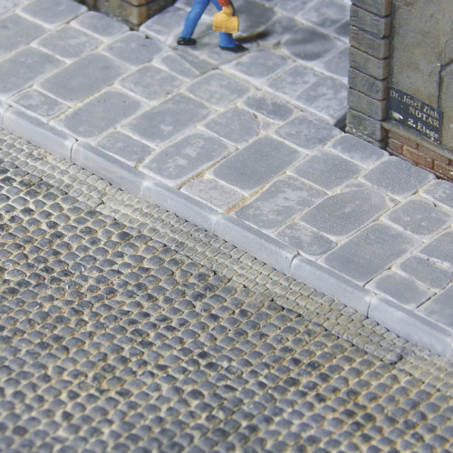 Model paving slabs Light Grey 11 x 11mm Juweela 24148