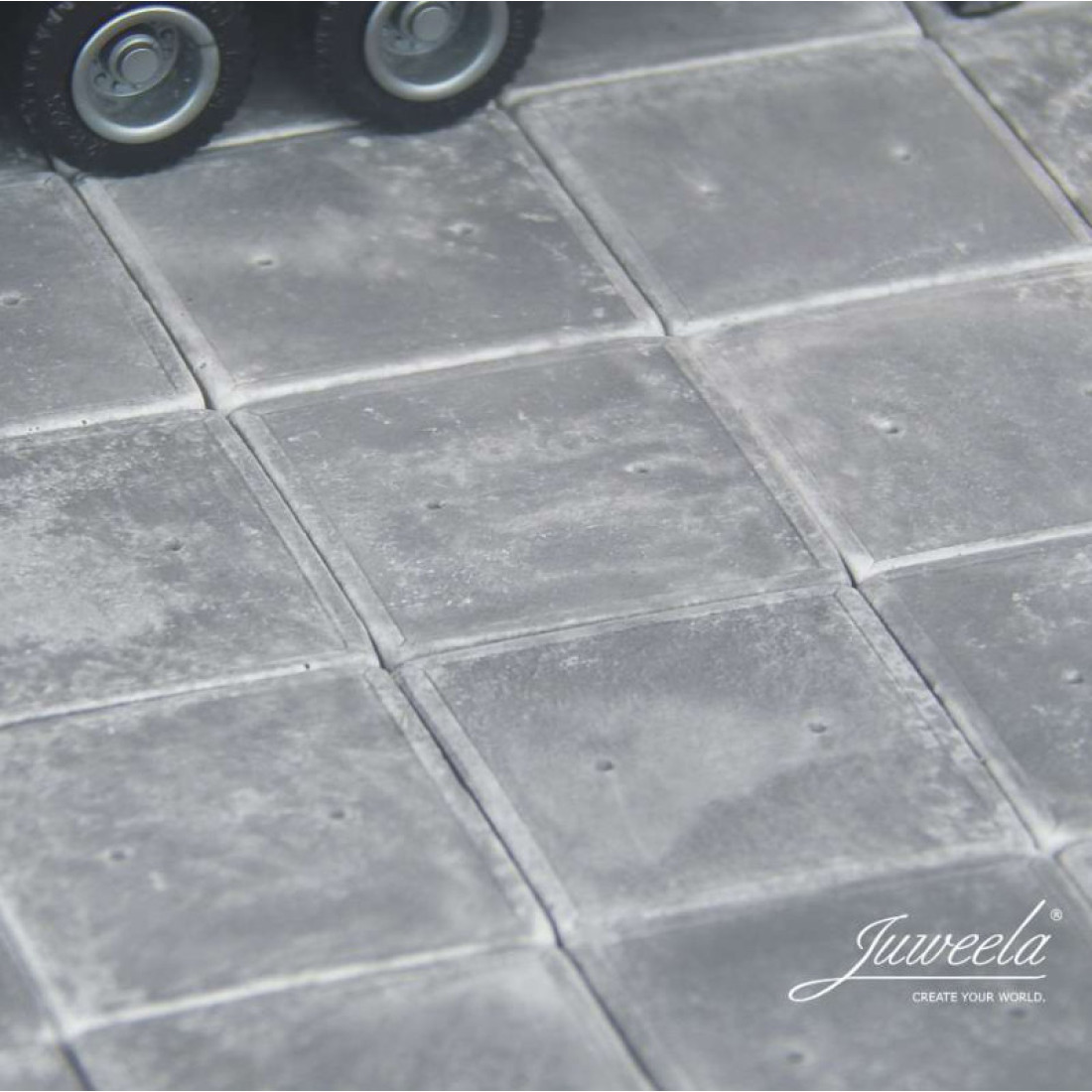 Model Industry Concrete Slabs Stelcon Plates 23 x 23mm Juweela 28359