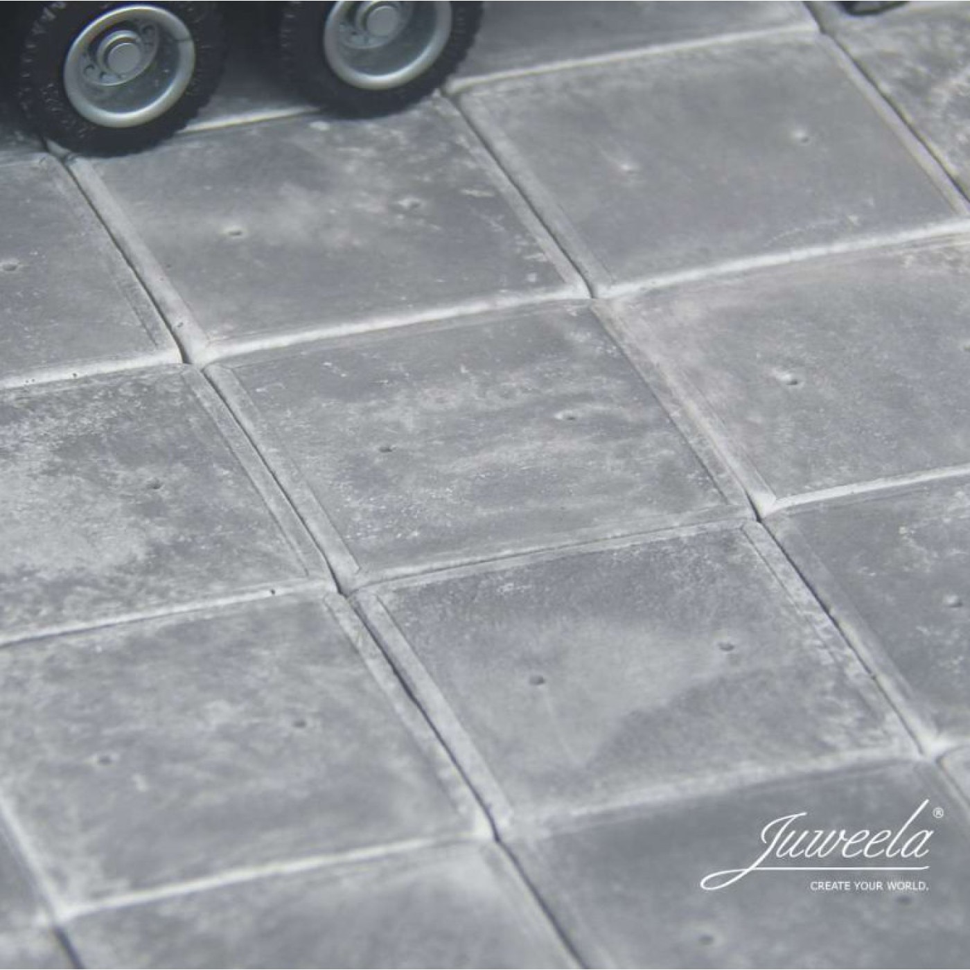 Model Industry Concrete Slabs Stelcon Plates 23 x 23mm Juweela 28359