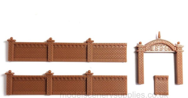 Model railway Factory Walling in N gauge GMKD59