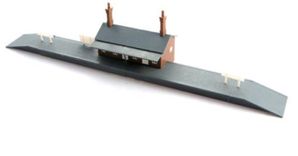 Model railway Country Station for N Gauge GMKD08