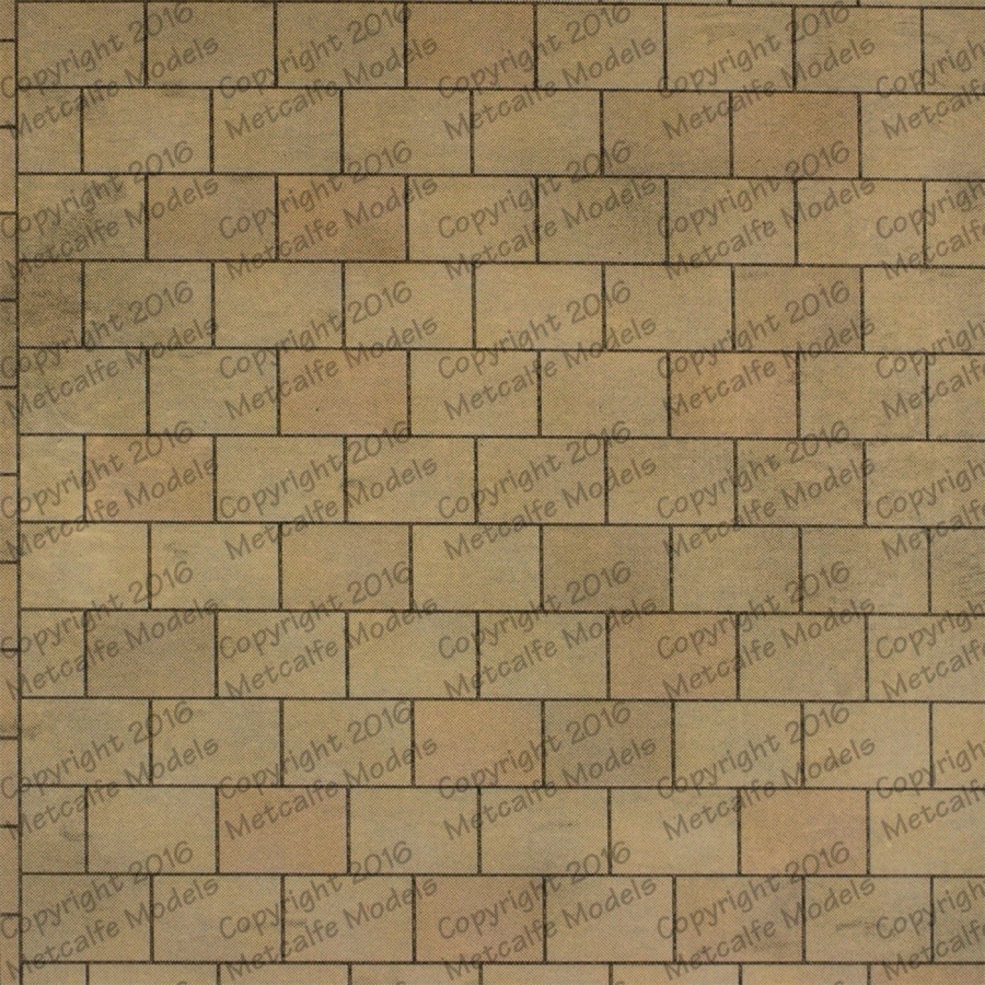 Paving sheet OO Metcalfe M0055