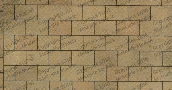 Paving sheet OO Metcalfe M0055