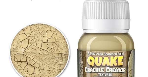 Modelling Quake Crackle Scorched Sand Effect MIG2184