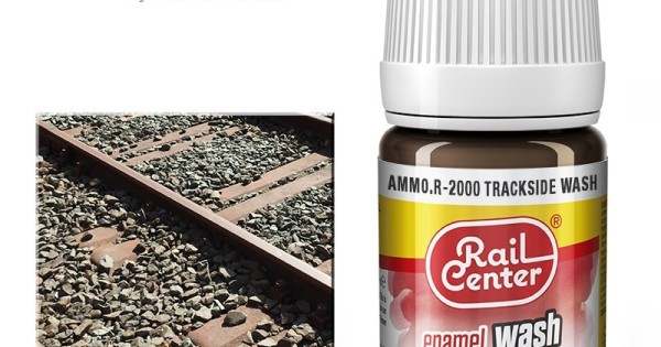Model railway Tracks and Sleepers Paint Set by Rail Centre AMMO.R-2000