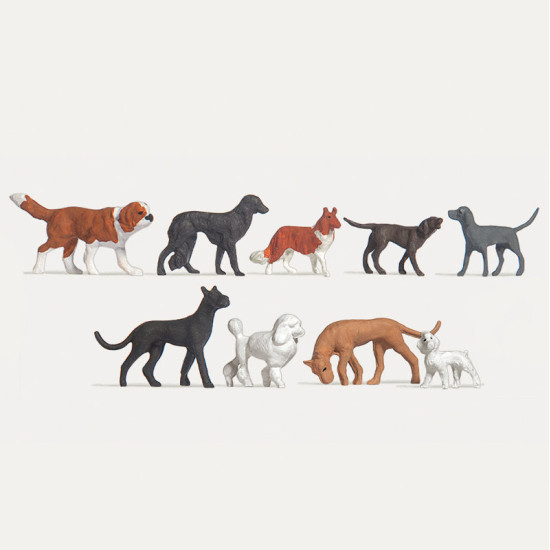 Model dogs OO scale