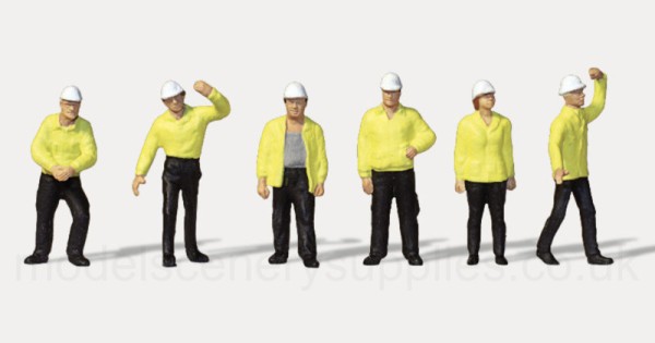 Model Industrial Construction Workers or Builders OO