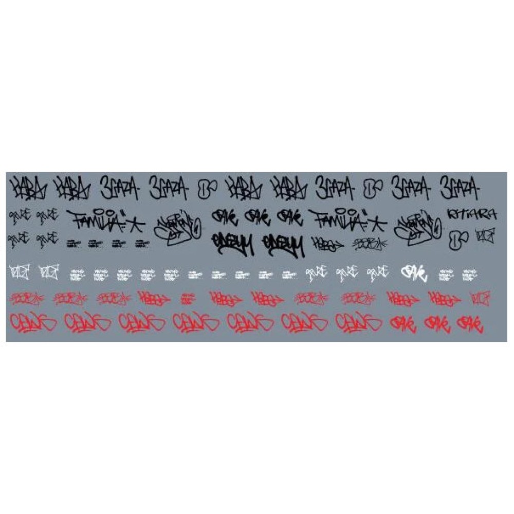 Model railway Graffiti Tags Transfers Railtec 8958 Pack #8