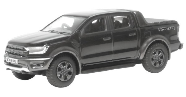 Model of the Ford Ranger Raptor Agate Black Metallic OO Oxford Diecast ...