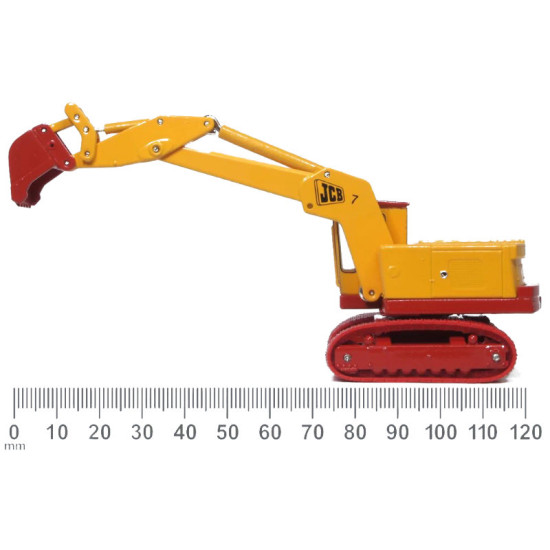 Oxford Diecast JCB 7 Tracked Excavator OO 76JCB7001