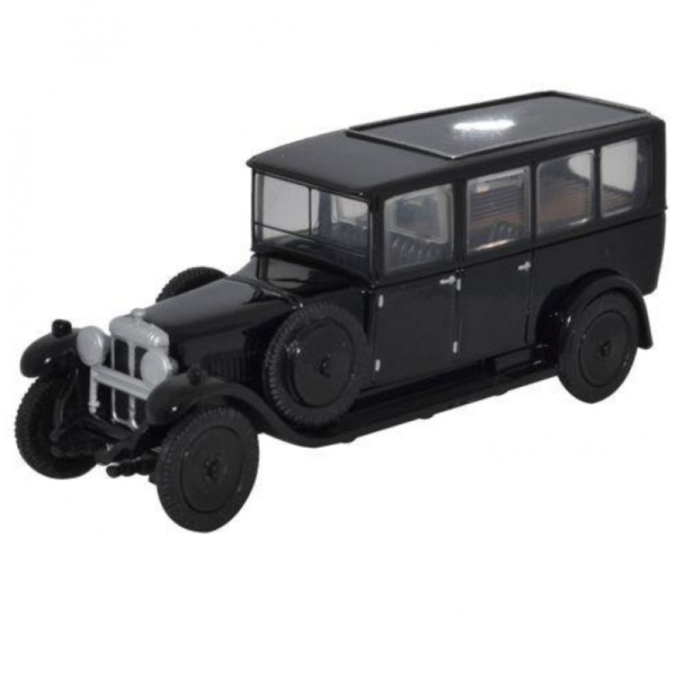 Oxford Diecast model railway Daimler Hearse Black OO