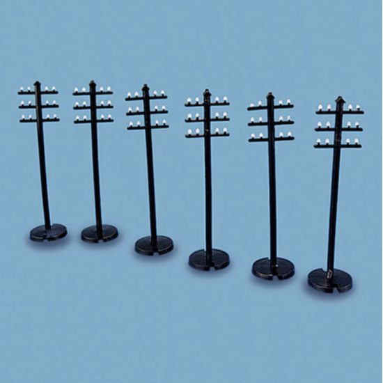 Model telegraph poles Peco modelscene 5080