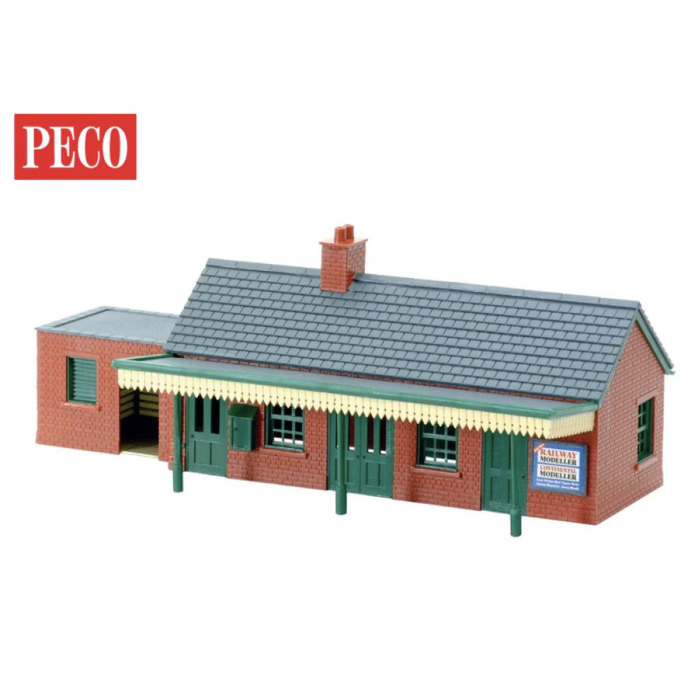 N gauge model Station Building Booking Office N Gauge Peco NB-12