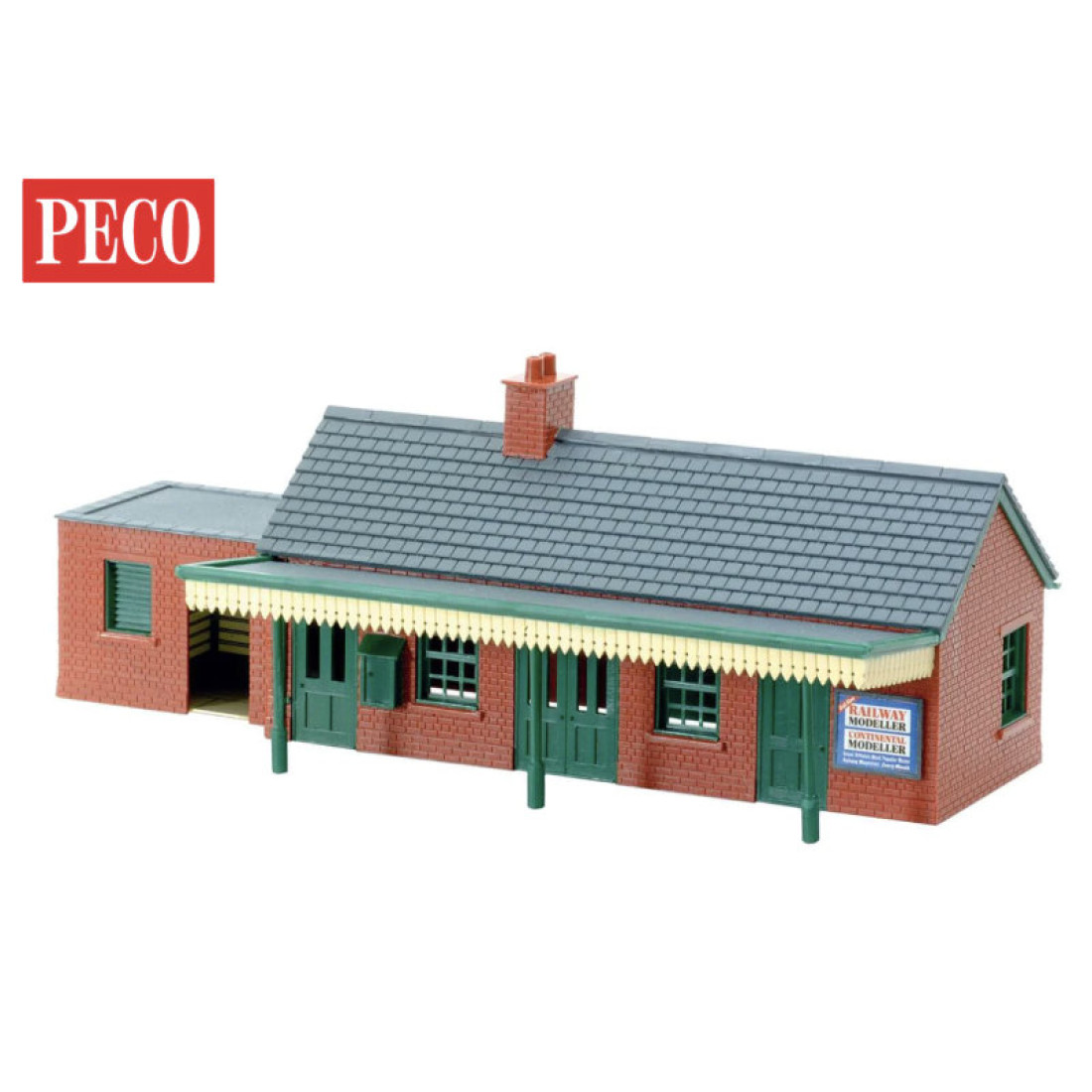 N gauge model Station Building Booking Office N Gauge Peco NB-12