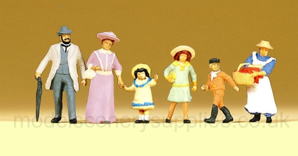 Model railway 1900s family Exclusive Figure Set