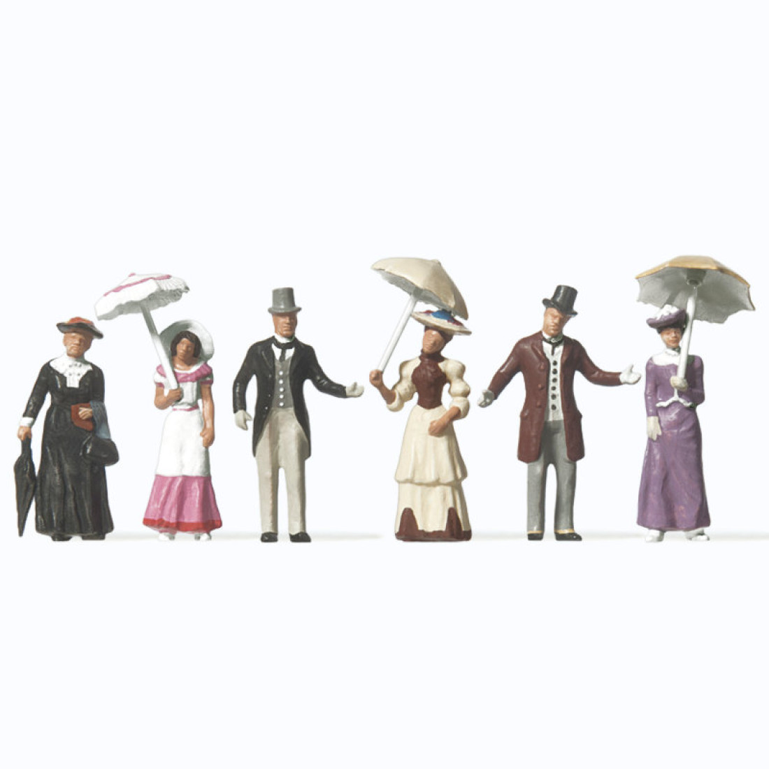 Model railway 1900s Summer People OO Exclusive Figure Set Preiser 12139