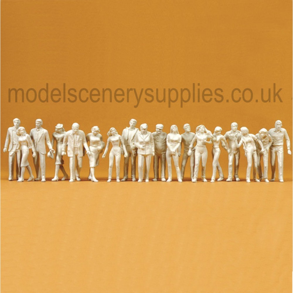 Model O gauge figures 1:43 Unpainted People Preiser 65601