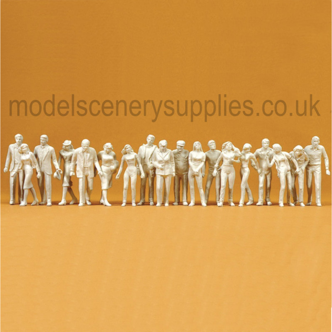 Model O gauge figures 1:43 Unpainted People Preiser 65601