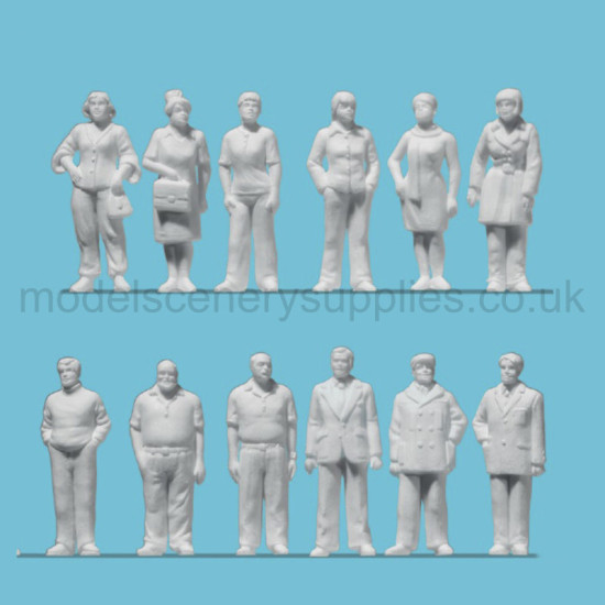 Architectural scale model Figures Scale 1:50 Preiser 68291