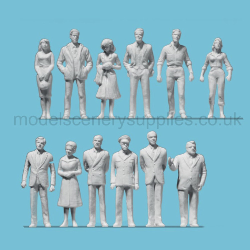 Architectural scale model Figures Scale 1:50 Preiser 68293