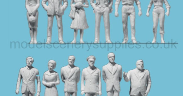 Architectural scale model Figures Scale 1:50 Preiser 68293