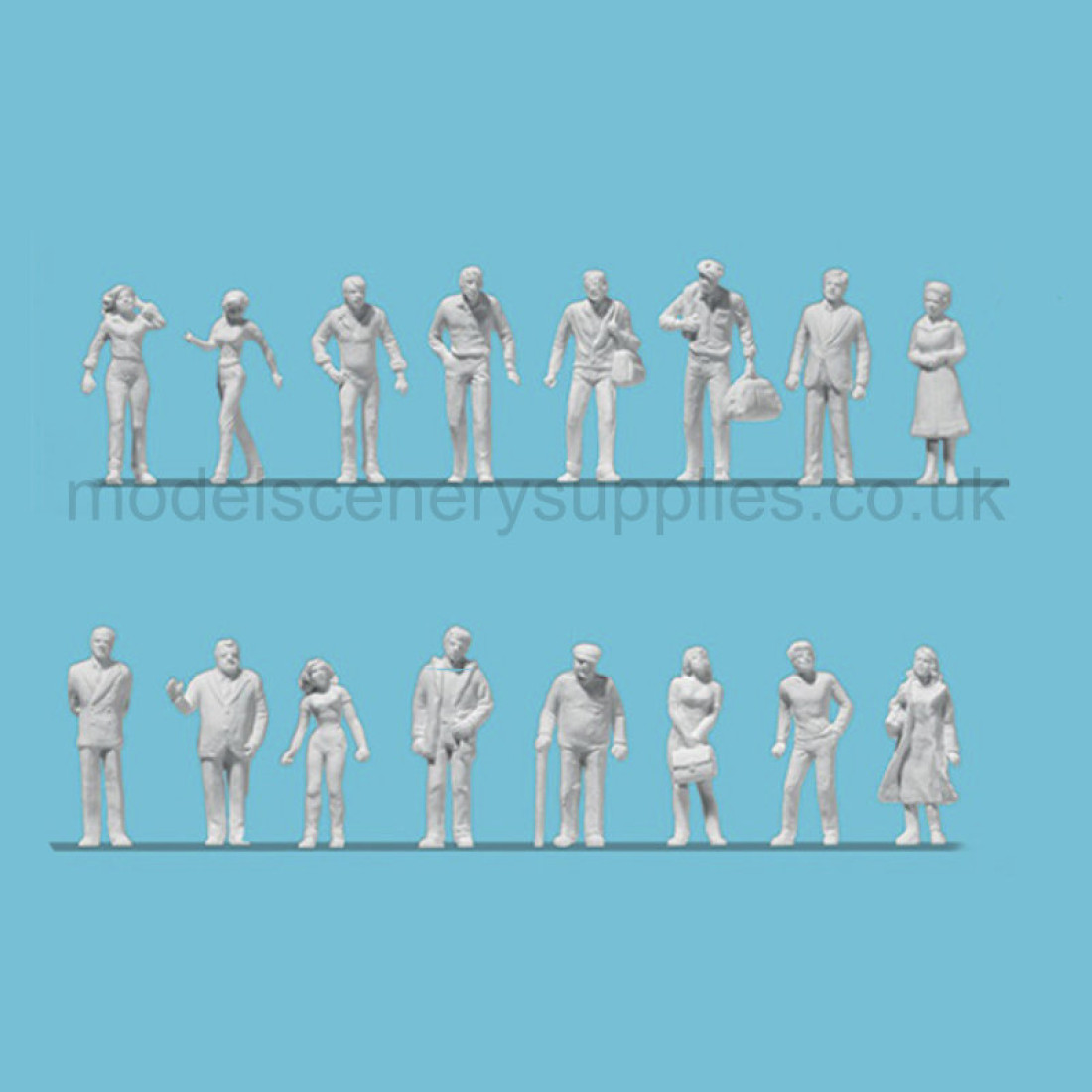 Architectural scale model Figures Scale 1:200 Preiser 80993