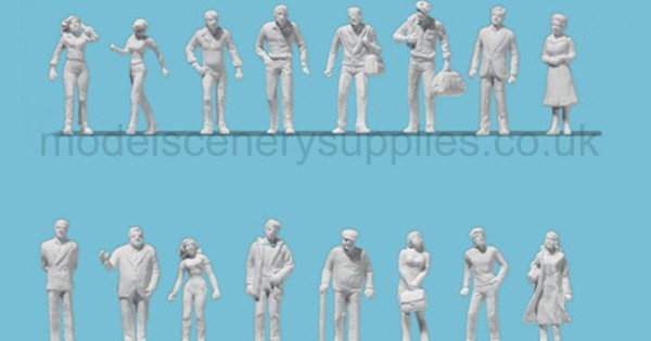 Architectural scale model Figures Scale 1:200 Preiser 80993