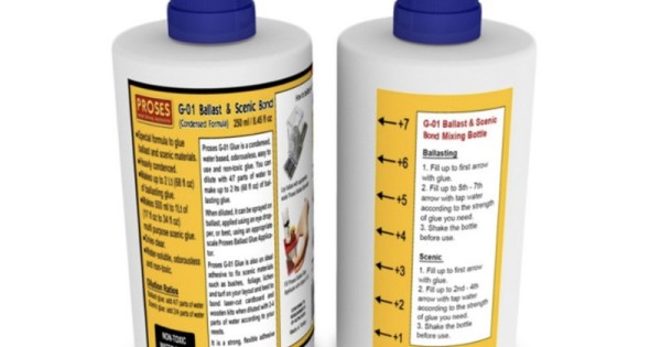 Ballast and Scenic Bond Concentrated Glue Proses G-01