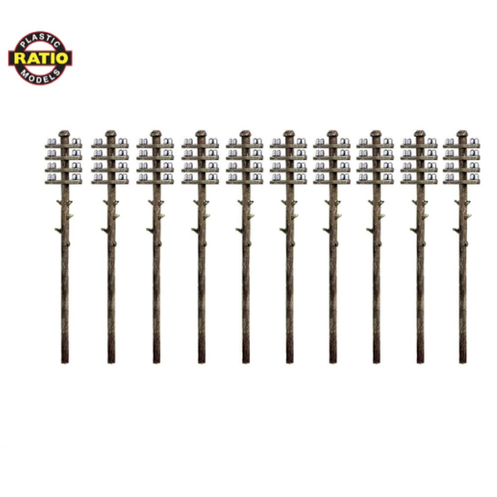 Telegraph poles N gauge