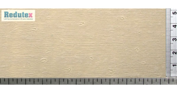 Redutex Textures 043MD111 Wood Effect 3D Sheet O Gauge 1:43