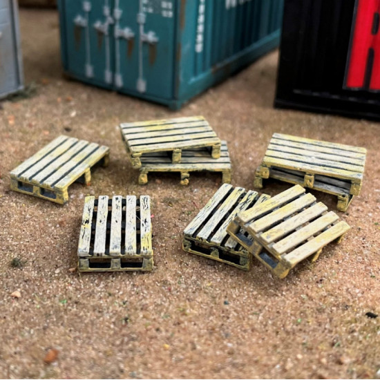 model Pallets for 28mm gaming
