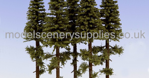 Model Railway Spruce Trees with dead branches 150mm tall from Model Scene SK150