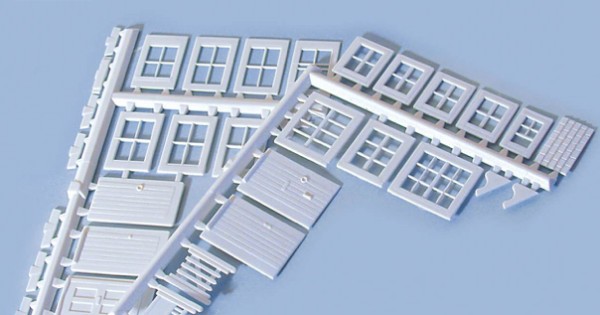 Model Building Windows, Doors, Gates And Porch OO