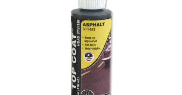 Model Road Top Coat Asphalt by Woodland Scenics