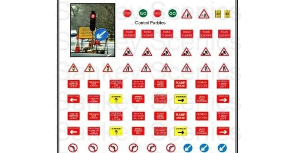 Road Traffic Works and Temporary Signage N gauge
