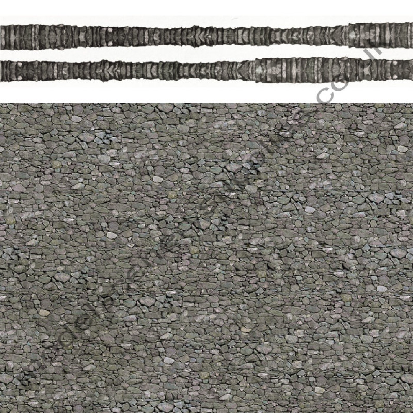 Dry Stone Wall Building Paper OO Scale Model Scenery TX007