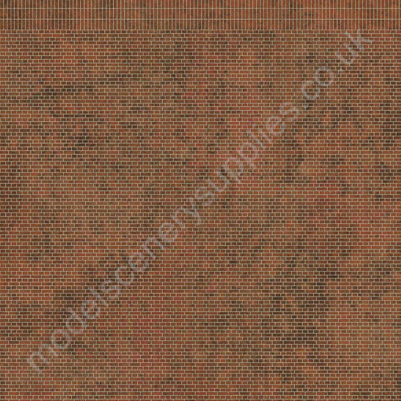 English Bond Old Red Brown Brick Building Paper OO Scale Model Scenery ...