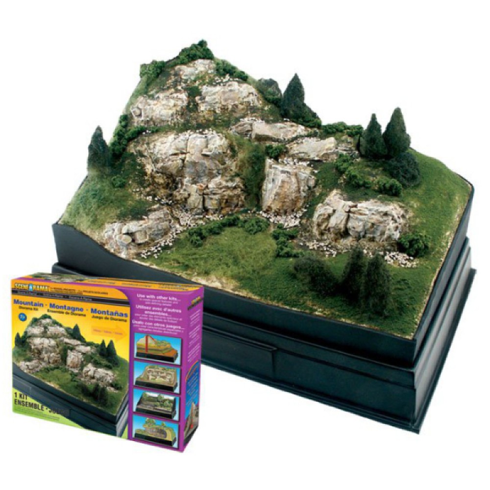 Model Making Mountain Diorama Kit from Woodland Scenics