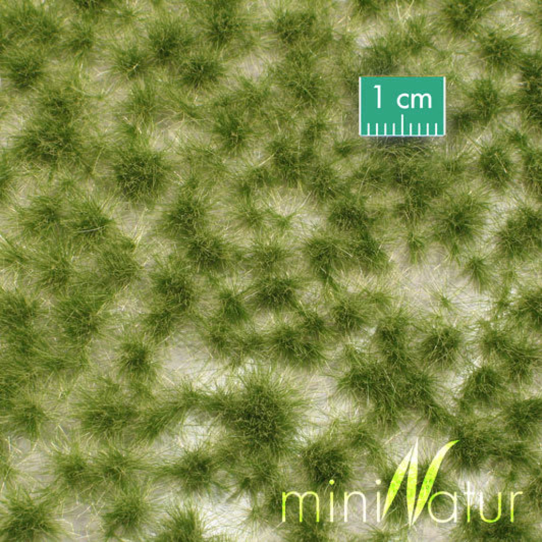 Model railway and Wargame Static Grass Tufts Autumn Green MiniNatur 727-23S