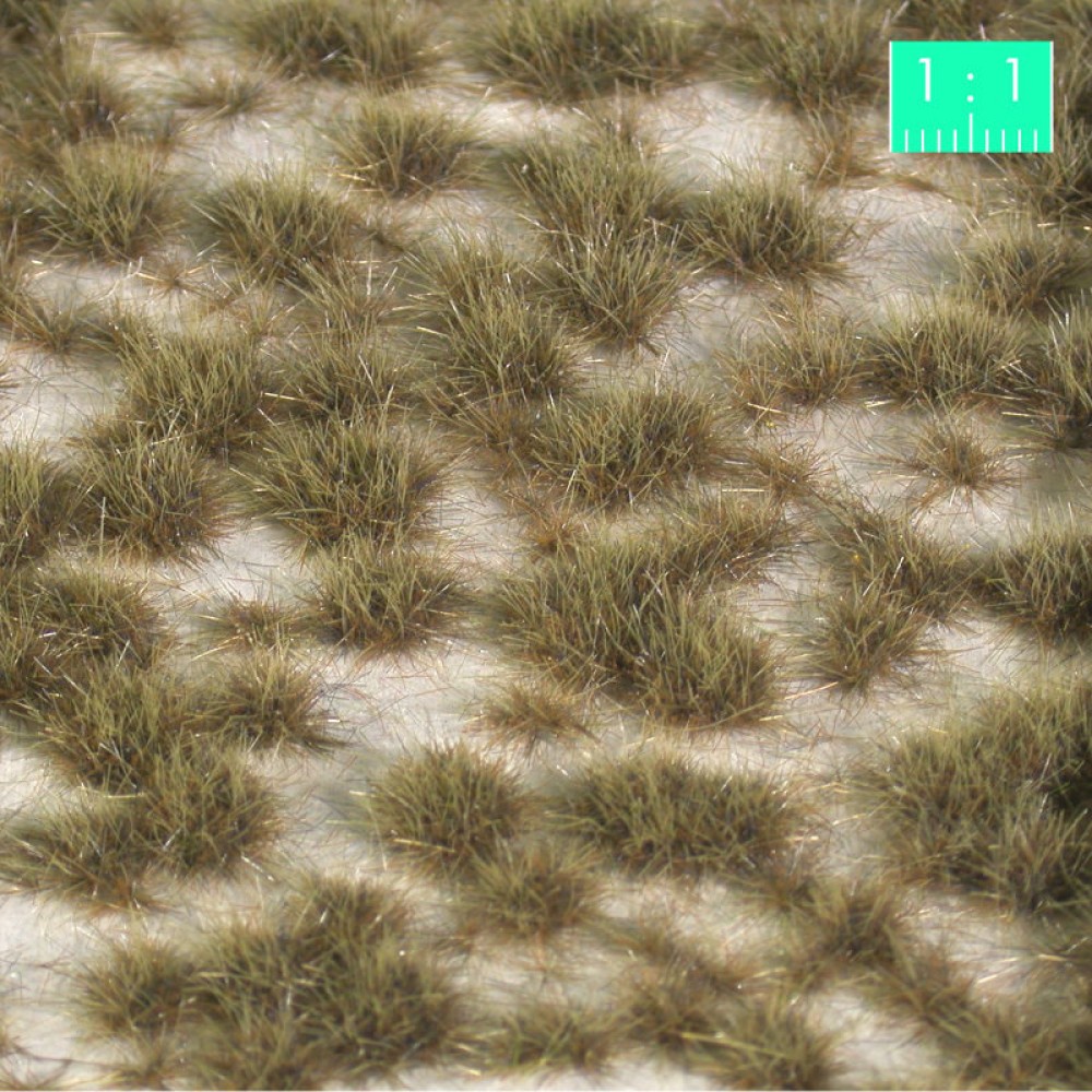 Model railway and Wargame Static Grass Tufts Desert MiniNatur 737-28S