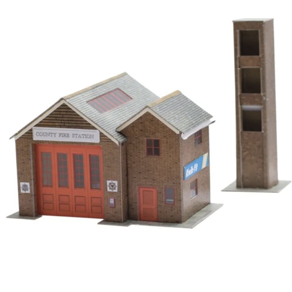 Model railway Country Fire Station OO