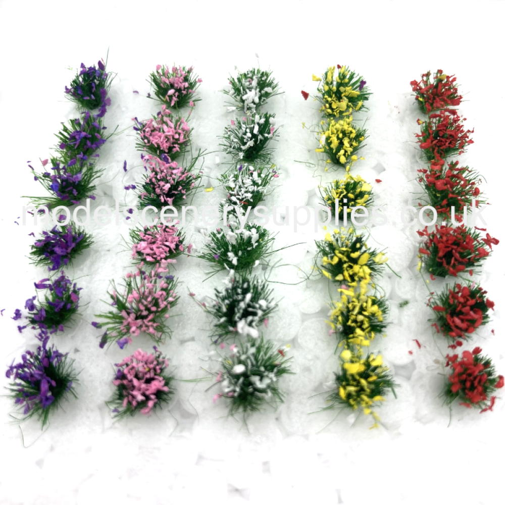 Model railway Flowering Tufts