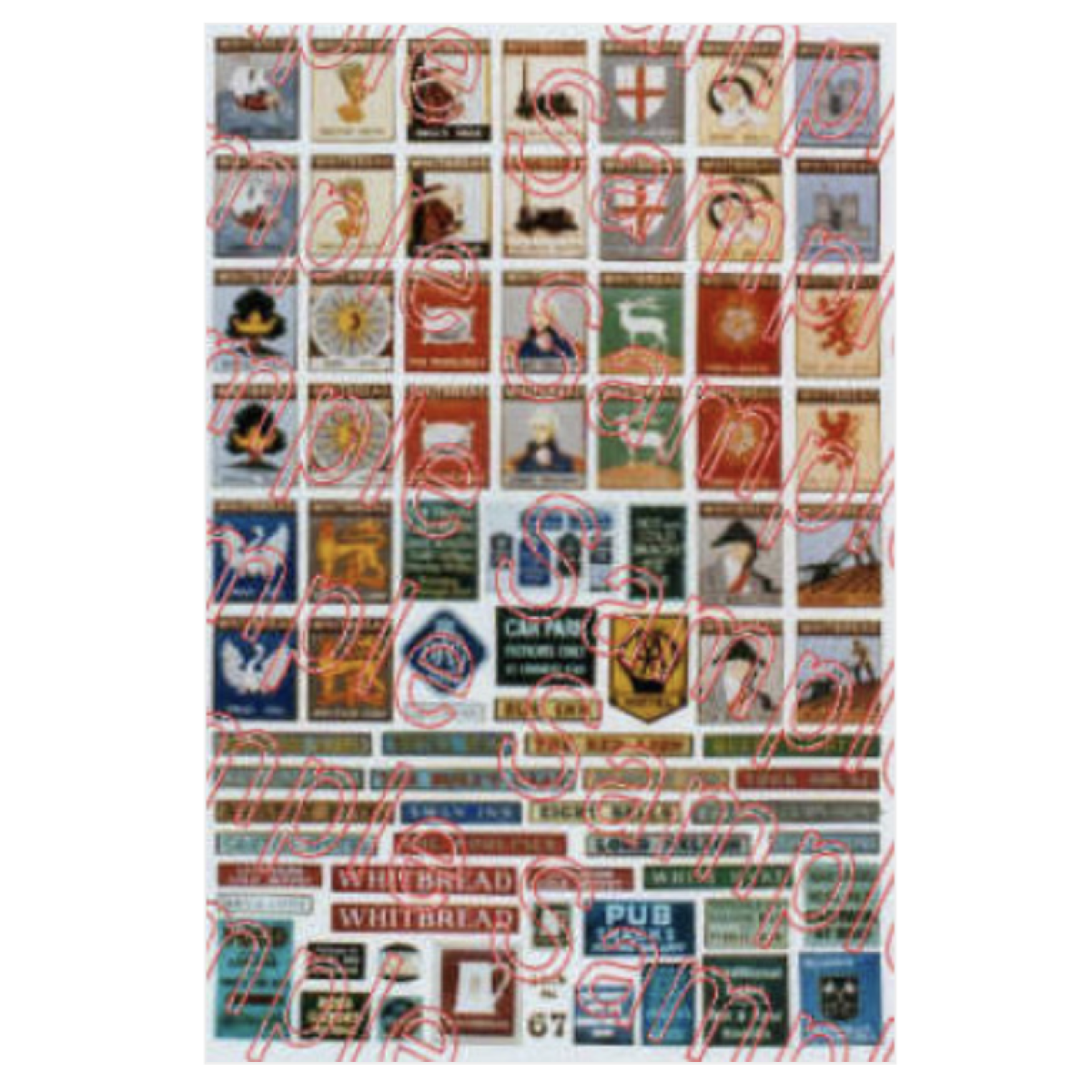 Tiny Signs model railway scenic extras