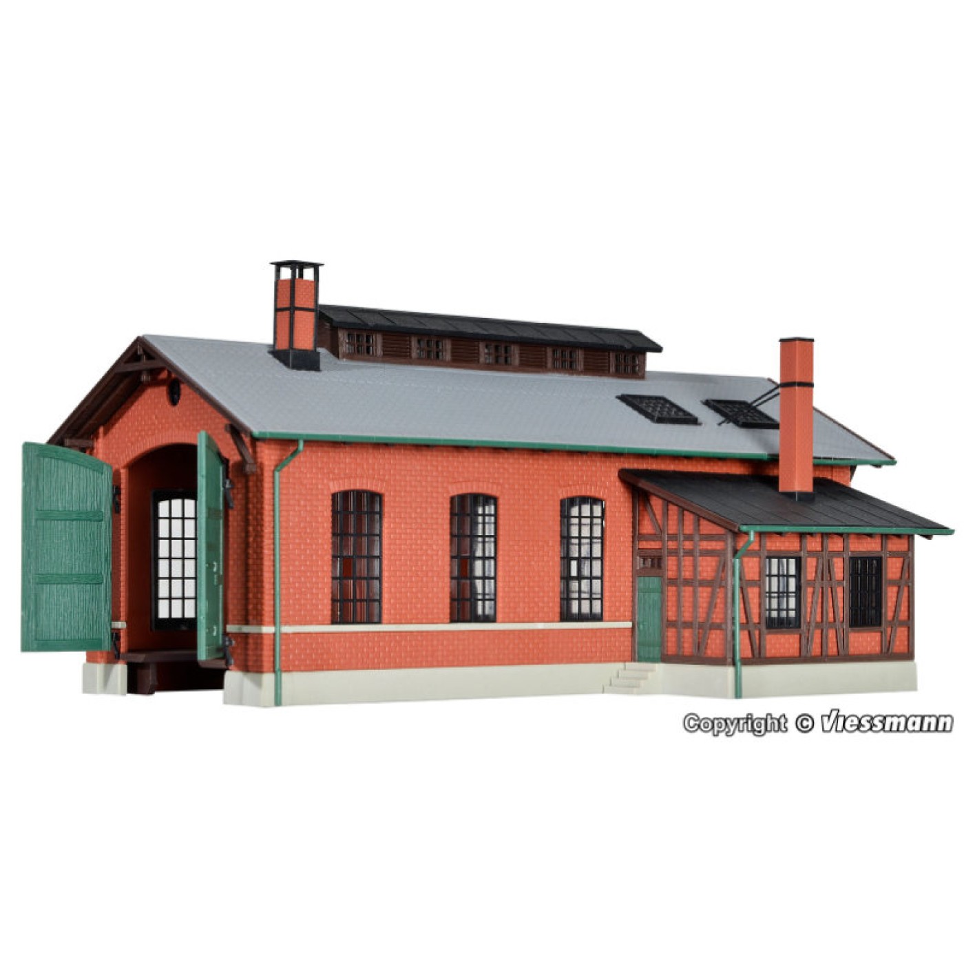 model railway Engine shed in OO