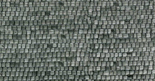 Embossed Model Cobblestone Road Cardboard