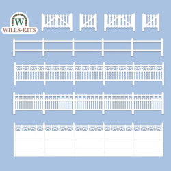 Model Concrete Fencing Posts And Gates for OO model railways